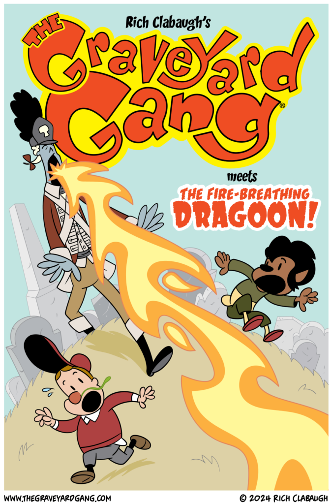 all-ages horror comic The Fire-breathing Dragoon! - Cover - The ...